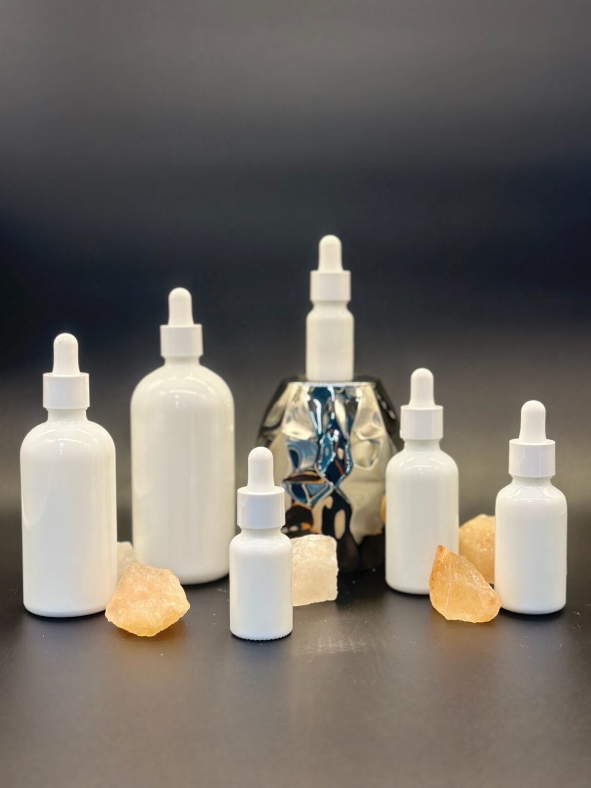 Opal Glass Dropper Bottle With Boston Round Shoulder | Greenpack