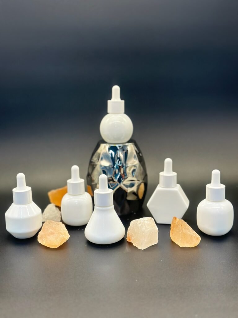 30ml Opal Glass Small Dropper Bottles In Unique Shapes | Greenpack